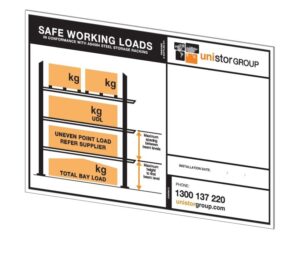 Safe Working Load Signs – ALLRACK